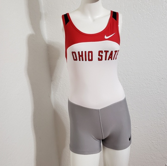 Nike | Other | Rare Ohio State Speedsuit Unitard Skinsuit Romper | Poshmark